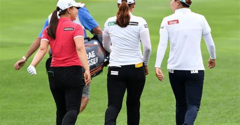 사진 김세영 최혜진 김효주사이좋은 2라운드