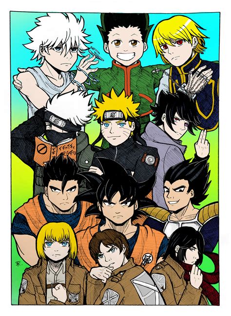 Anime Crossover C By Thekikkakibaz On Deviantart