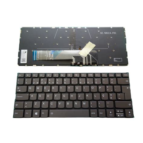 1bitlab Keyboard Lenovo Ideapad C340 14api Dark Grey Without Frame