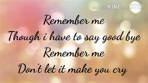 Remember Me Young Lyrics At Thelma Guerrero Blog