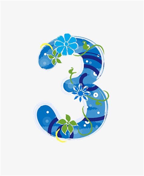数字3卡通图片可爱 千图网