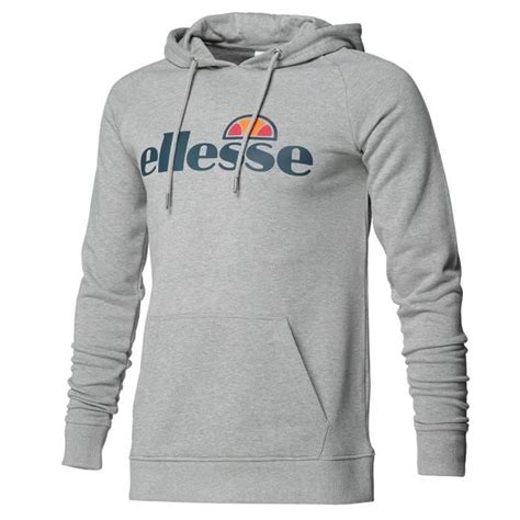 Ellesse Sweat à Capuche Timavo Homme Gris Chiné Cdiscount Prêt à