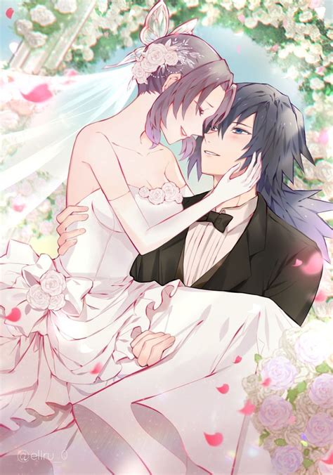 Giyu X Shinobu โปสเตอร์ภาพ การวาดรูปคน สาวหูแมว