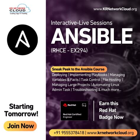 Ansible Online Training Courses Ukrnetworkcloudtech