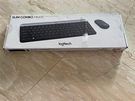 Logitech Slim Keyboard With Wireless Mouse Mk 470 Computers And Tech