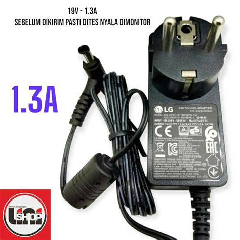 Jual Adaptor Charger Monitor Lcd Led Lg V A Original By Lini Shop Shopee Indonesia