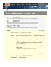 Review Test Submission W4 Midterm Exam J SOSC102001 Pdf MyBSC
