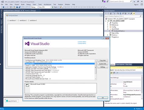 Opc Labs Form Crashes When Open De Cs Of The Form In Vs Opc Labs Online Forums