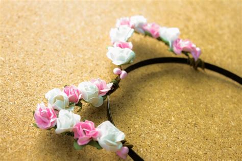 Floral Cat Ear Headband Floral Cat Ears Cat Ears Kitty Ear Etsy