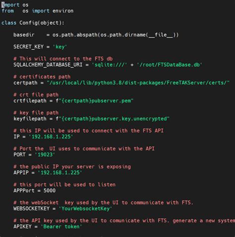 fts 1 5 failing to create data packages with the correct ip address