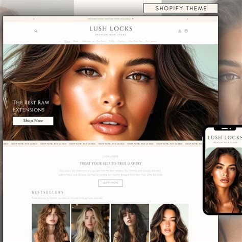 Shopify Website Templates Etsy
