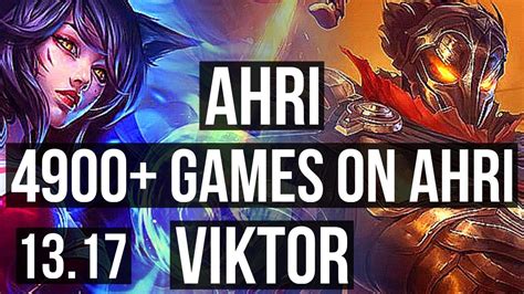 AHRI Vs VIKTOR MID 10 2M Mastery 4900 Games 6 0 1 Dominating