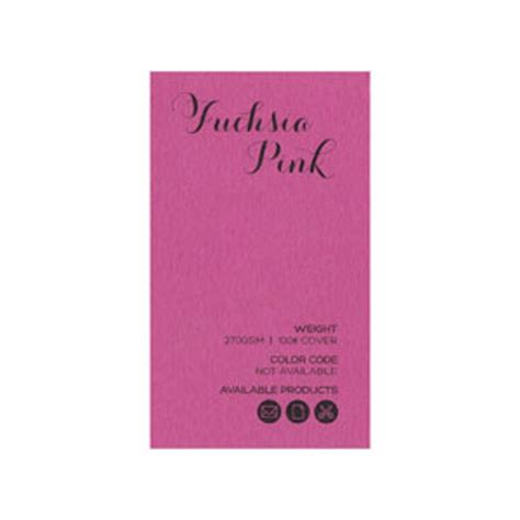 Fuchsia Pink Swatch Cards And Pockets
