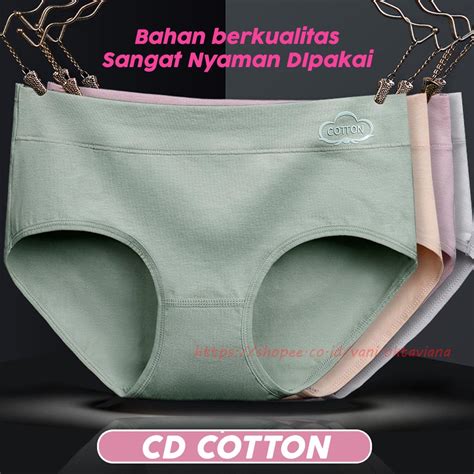 Jual Celana Dalam Wanita Katun Super Nyaman 100 Cotton Shopee