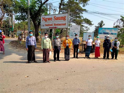 ငွေဆောင်မြို့၌ နေအိမ်ပြင်ပသွားလာသူတိုင်း နှာခေါင်းစည်း Mask မဖြစ်မနေ