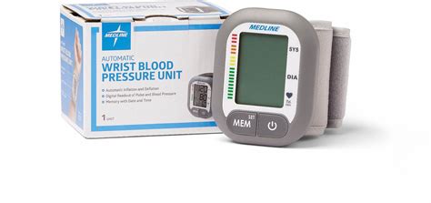 Medline Deluxe Digital Wrist Blood Pressure Monitor Ct