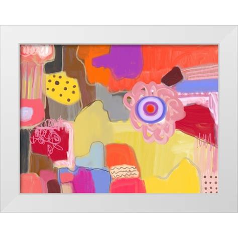 Auda Christine 24x19 White Modern Wood Framed Museum Art Print Titled