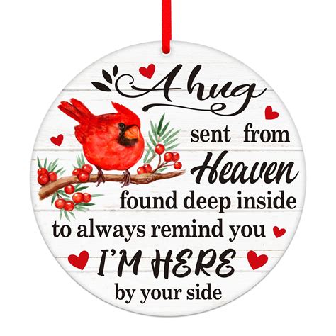 Waahome Red Cardinal Christmas Ornamentschristmas In Heaven Ornament