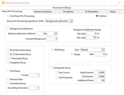 Settings Window — Alligator 1 00 Documentation