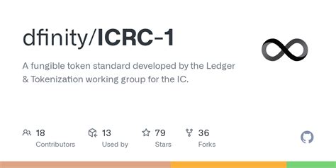 Github Dfinityicrc 1 A Fungible Token Standard Developed By The