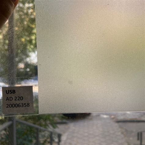 Пленка декоративная USB AD 220, прозрачная матовая White Matte Frost ...