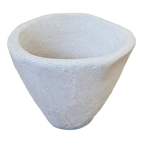 Yoshi Hemp Mineral Lime Sculptural Vessel Chairish