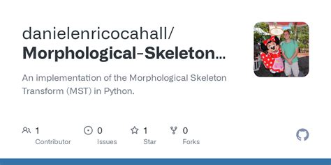 Github Danielenricocahallmorphological Skeleton Transform An