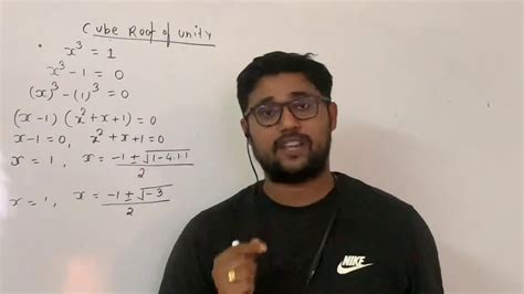 Cube Root Of Unity Of Complex No Youtube