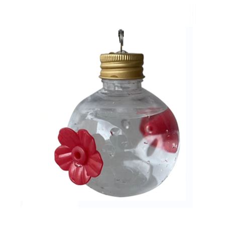 Ashosteey Hummingbird Water Feeder Circular Light Bulb Water Feeder