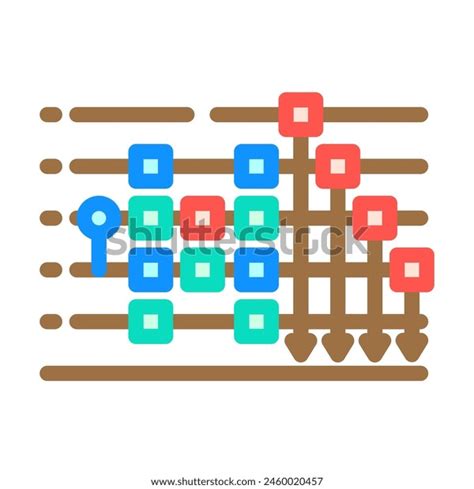 Circuit Quantum Technology Color Icon Vector Stock Vector Royalty Free 2460020457 Shutterstock