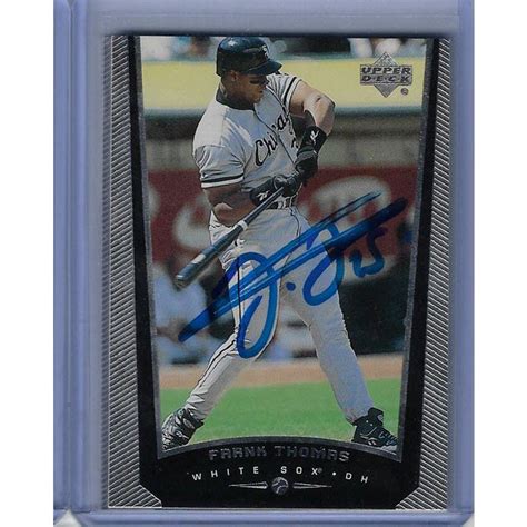 Frank Thomas Upper Deck Autographed Card SportsGraphing