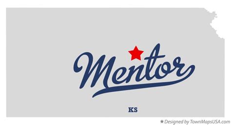Map Of Mentor Ks Kansas