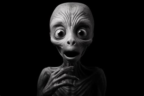 Premium Ai Image A Close Up Of A Person With A Weird Face And Hands