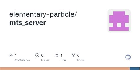 Github Elementary Particlemtsserver
