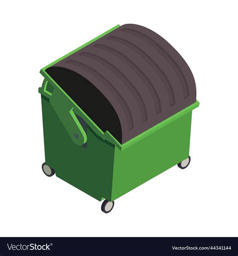 Garbage Container Icon Royalty Free Vector Image