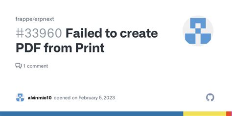 Failed To Create PDF From Print Issue 33960 Frappe Erpnext GitHub
