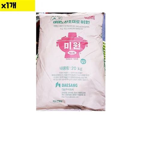 식자재 식재료 도매 아미노산 미원 대상 20kg 1개 홈플러스 택배배송