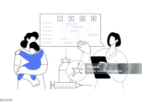 Immunization Schedule Abstract Concept Vector Illustration Stock Illustration Download Image