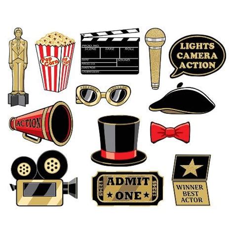 Awards Night Photo Booth Prop Kit In 2022 Glitter Photo Awards Night