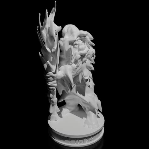 Druid Miniature Set 3d Model 3d Printable Cgtrader
