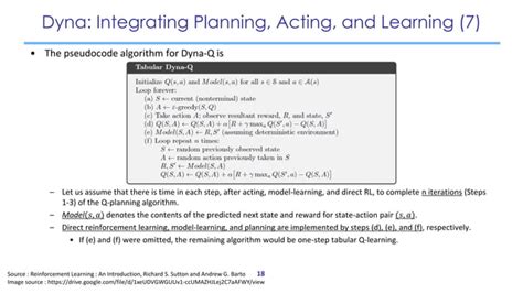 Planning And Learning With Tabular Methods Ppt