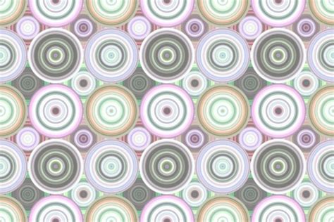 Seamless Circle Pattern Graphic By Davidzydd Creative Fabrica