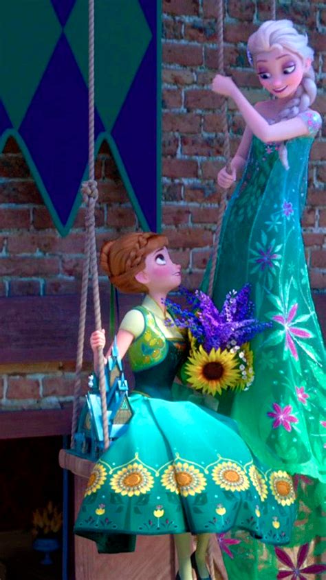Frozen Fever Phone Wallpaper Elsa And Anna Photo 39413650 Fanpop