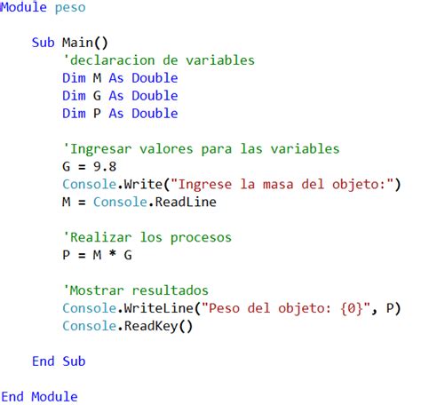 primeros ejemplos visual basic con salida en consola programación en