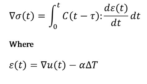 How To Write The Viscoelastic Term In The Linear Elasticity Equation