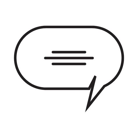 Premium Vector Speech Chat Bubble Sms Icon For Social Communication