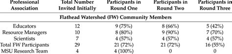 Number And Category Of Participants In The Three Delphi Rounds