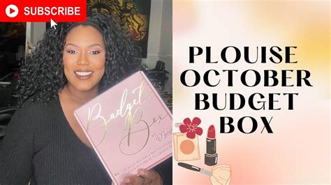 Plouise October Budget Box Unboxing Youtube