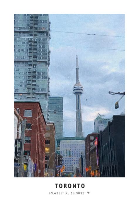 Toronto Canada Travel Print Toronto Poster Toronto City Etsy Canada Art Toronto Toronto