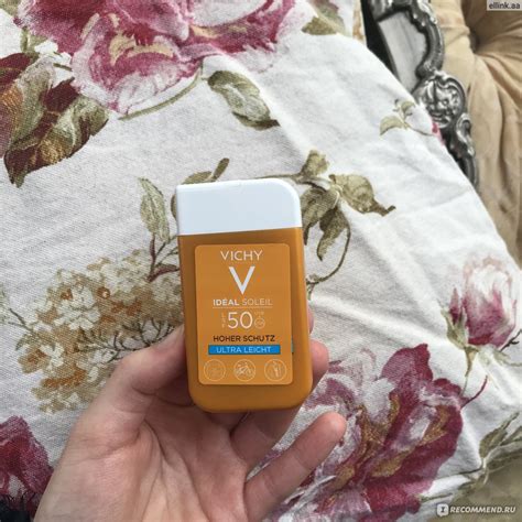Солнцезащитный крем Vichy Idéal Soleil ультралёгкий SPF 50 - «Защита на ...
